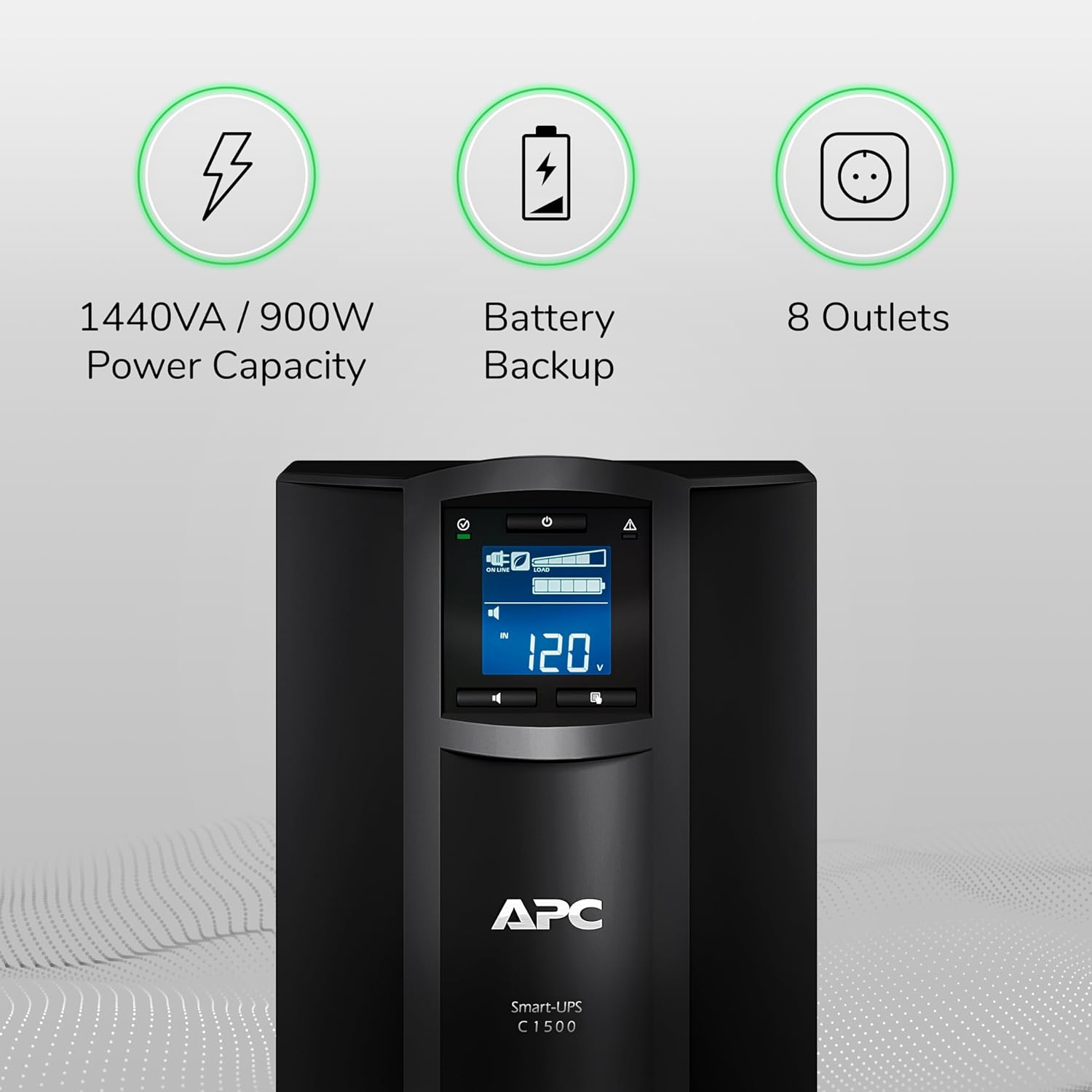 APC 1500VA Smart UPS ma SmartConnect، SMC1500C الكويت | Ubuy