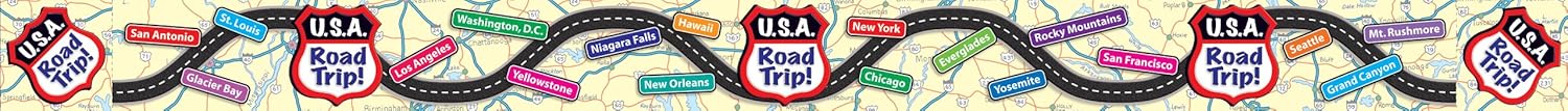Amazon | USA Road Trip Borders with Corners | Scholastic Inc ...