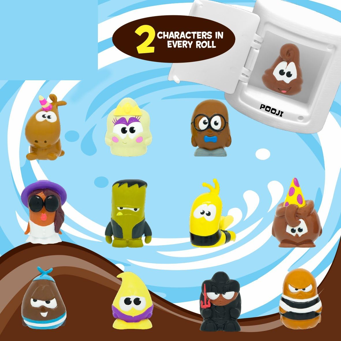 Poopeez 71200 Toilet Roll Capsule Playset, Multi-Colour – TopToy