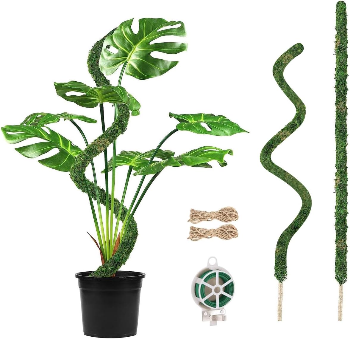 Amazon.com : Moss Pole for Plants Monstera, Bendable Plant Stakes for ...