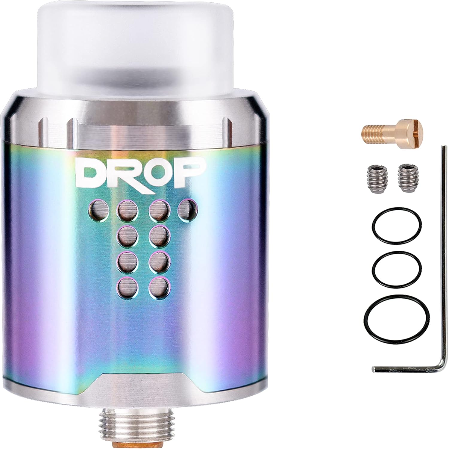 WOLFTEETH 510 RDA Clone Drop with BF Pin | Bottom Feed Rebuildable ...