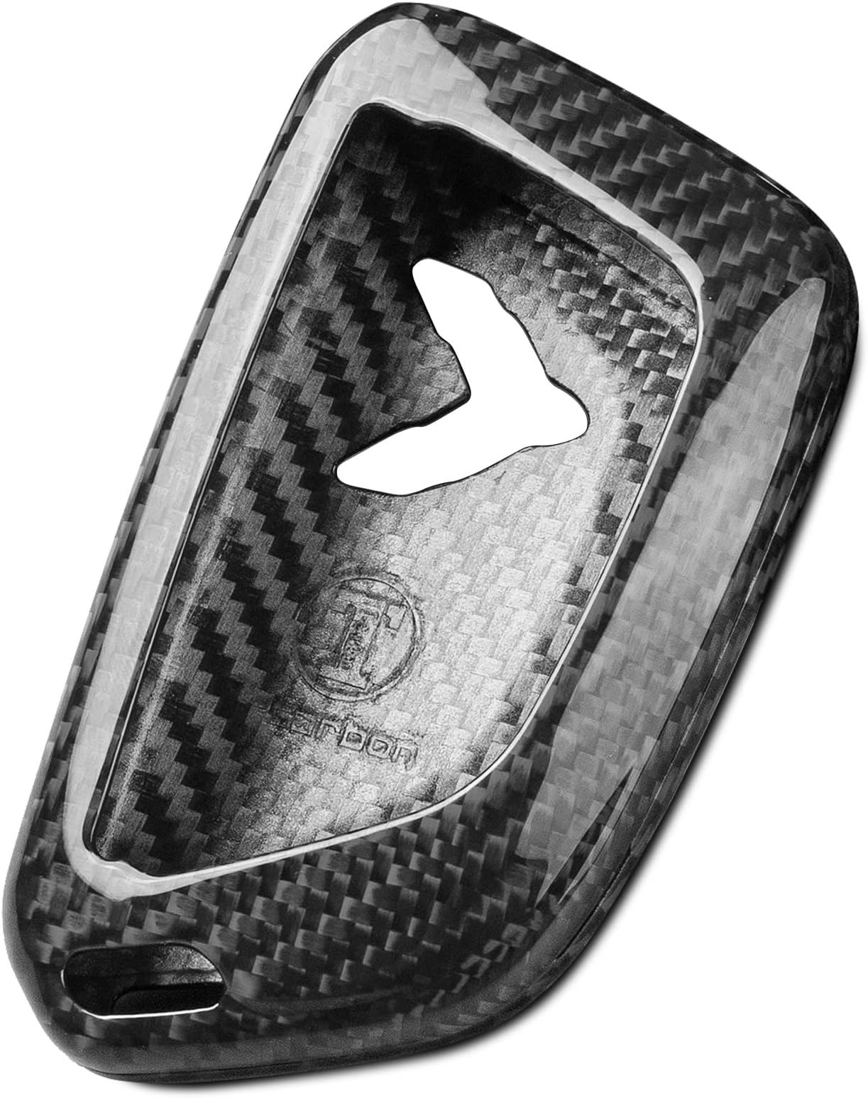 Amazon.com: Real Carbon Fiber Key Fob Case Cover Fit for Chevrolet ...