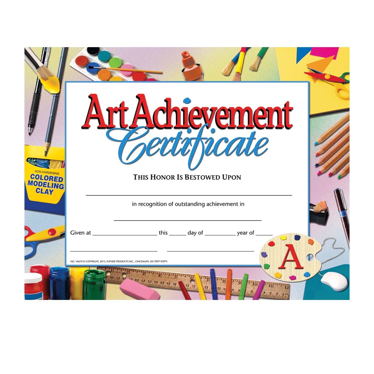 Art Achievement Certificate Contemporary Art Curator Magazine's