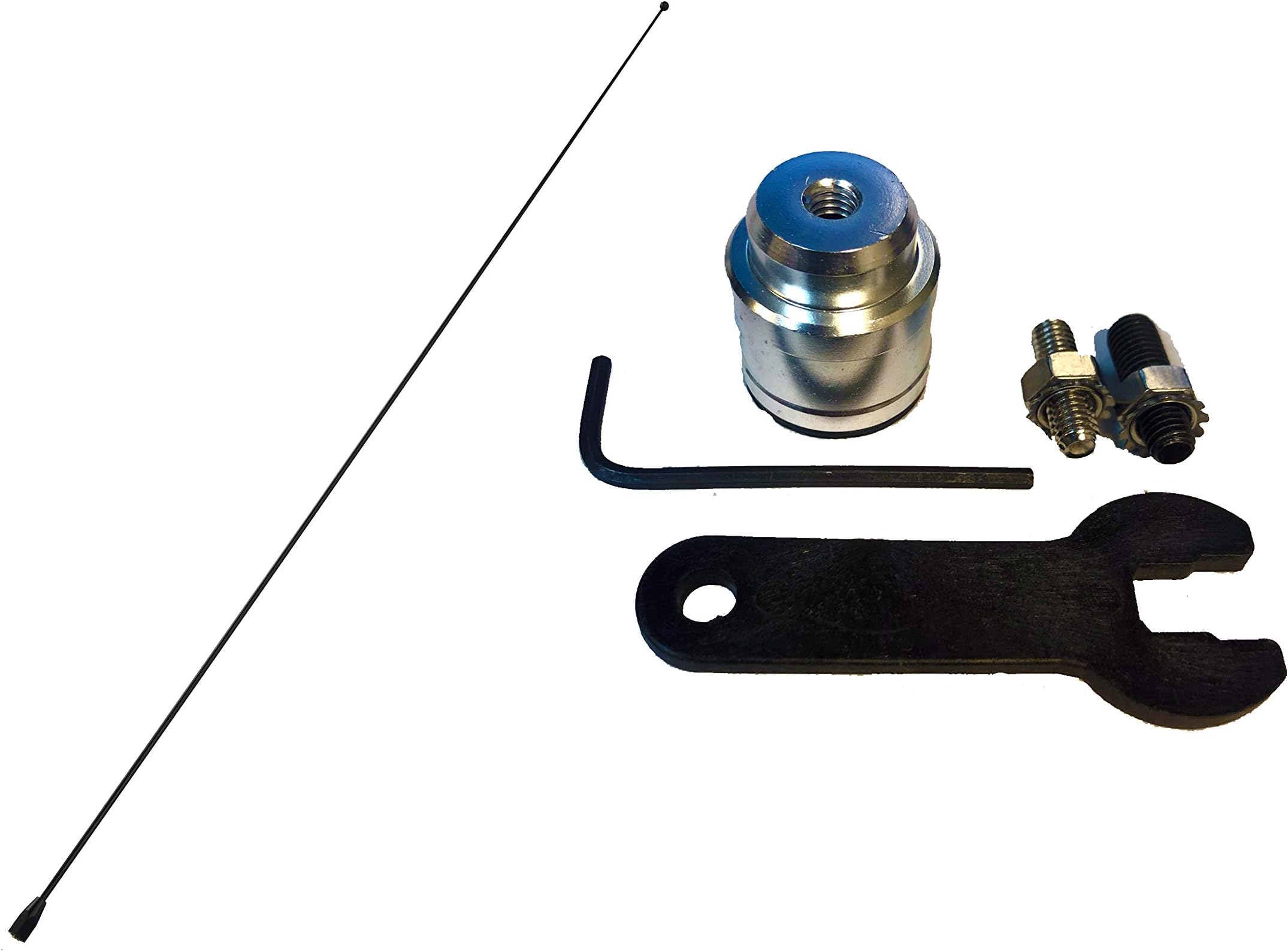 Amazon.com: 31-Inch Stainless Black Antenna Mast + Radio Antenna Base ...