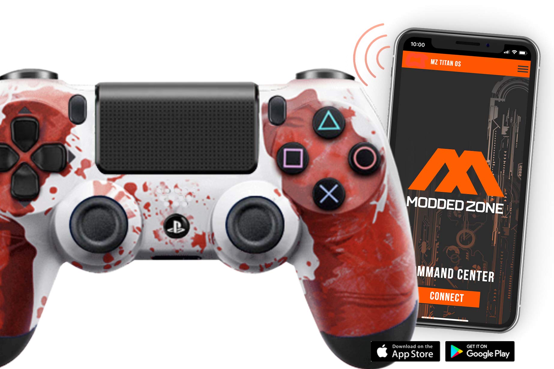 Buy Smart Blooded Hands face PRO Modded Controller for Rapid Fire FPS ...