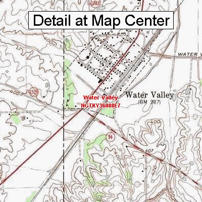 Amazon.com : USGS Topographic Quadrangle Map - Water Valley, Kentucky ...