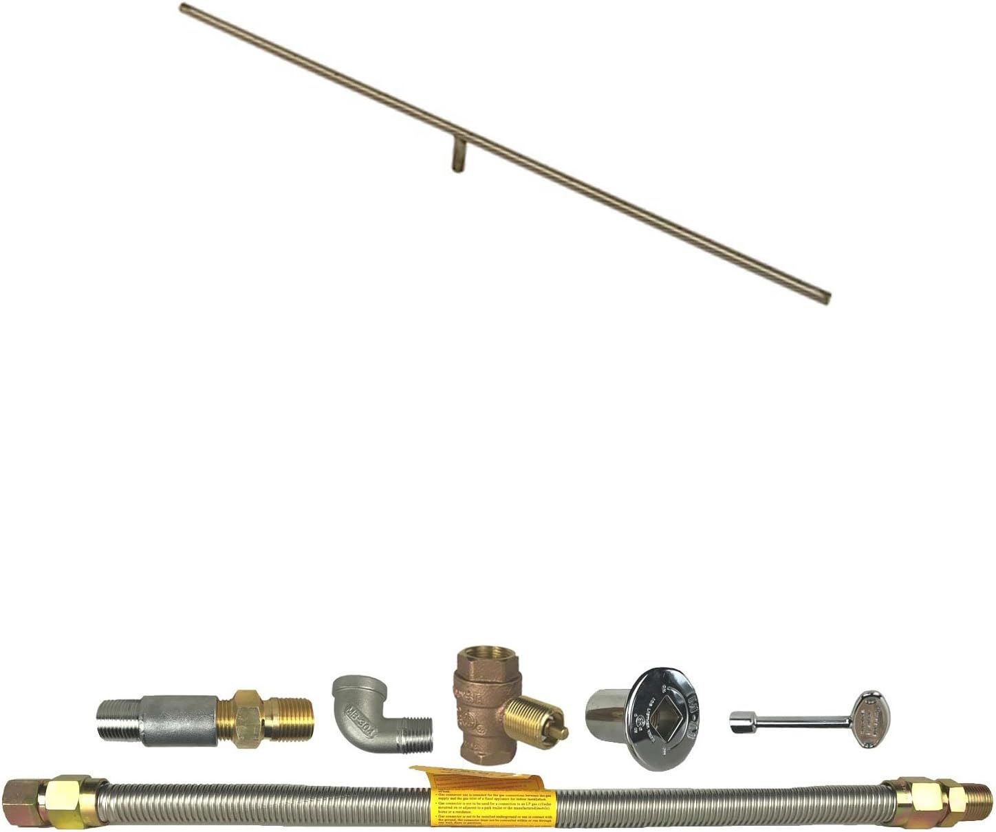Amazon.com: Spotix HPC Linear T-Burner Fire Pit Burner Kit (FPS ...
