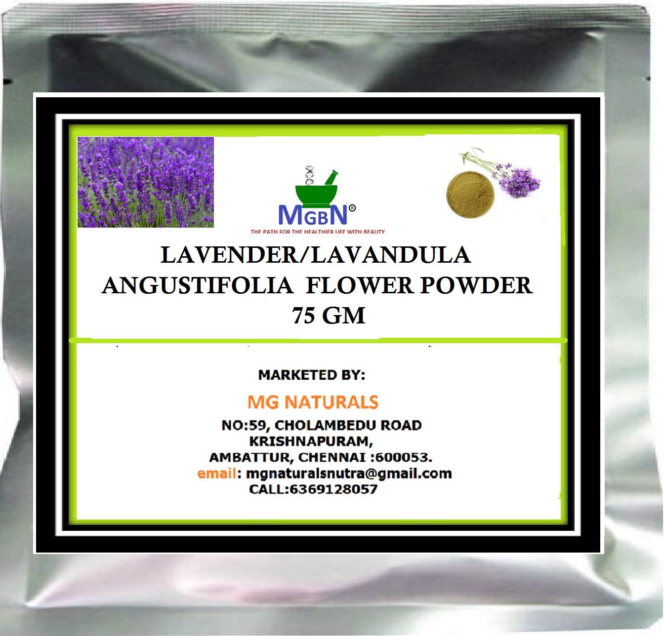 Buy LAVENDER FLOWER/LAVANDULA ANGUSTIFOLIA FLOWER POWDER75 GM Online at ...