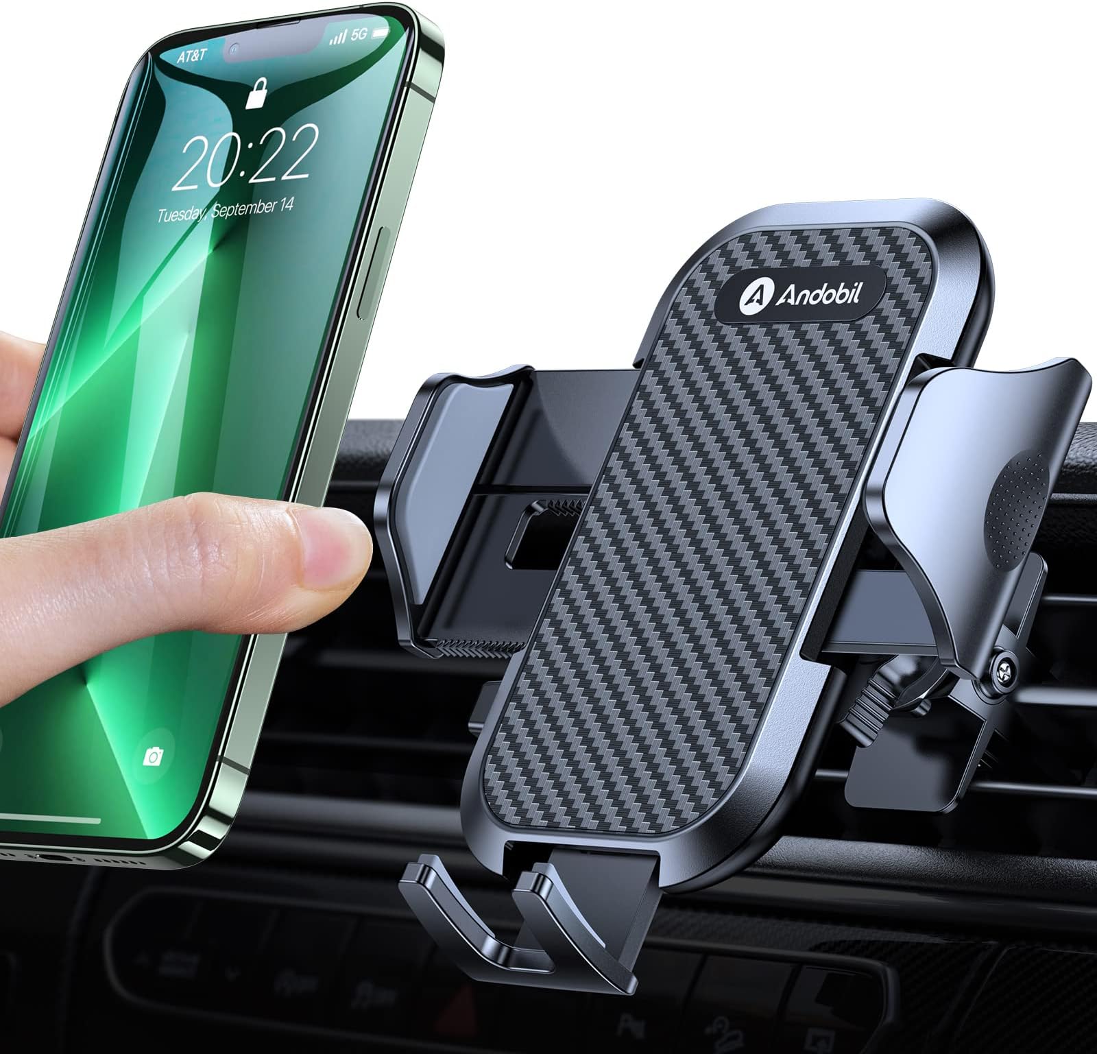 FONKEN Support de téléphone de voiture, rotation à 360 degrés, support ...