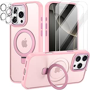 Amazon.com: Lamcase for iPhone 16 Pro Max Case,with Magnetic Invisible Stand [Military Drop ...