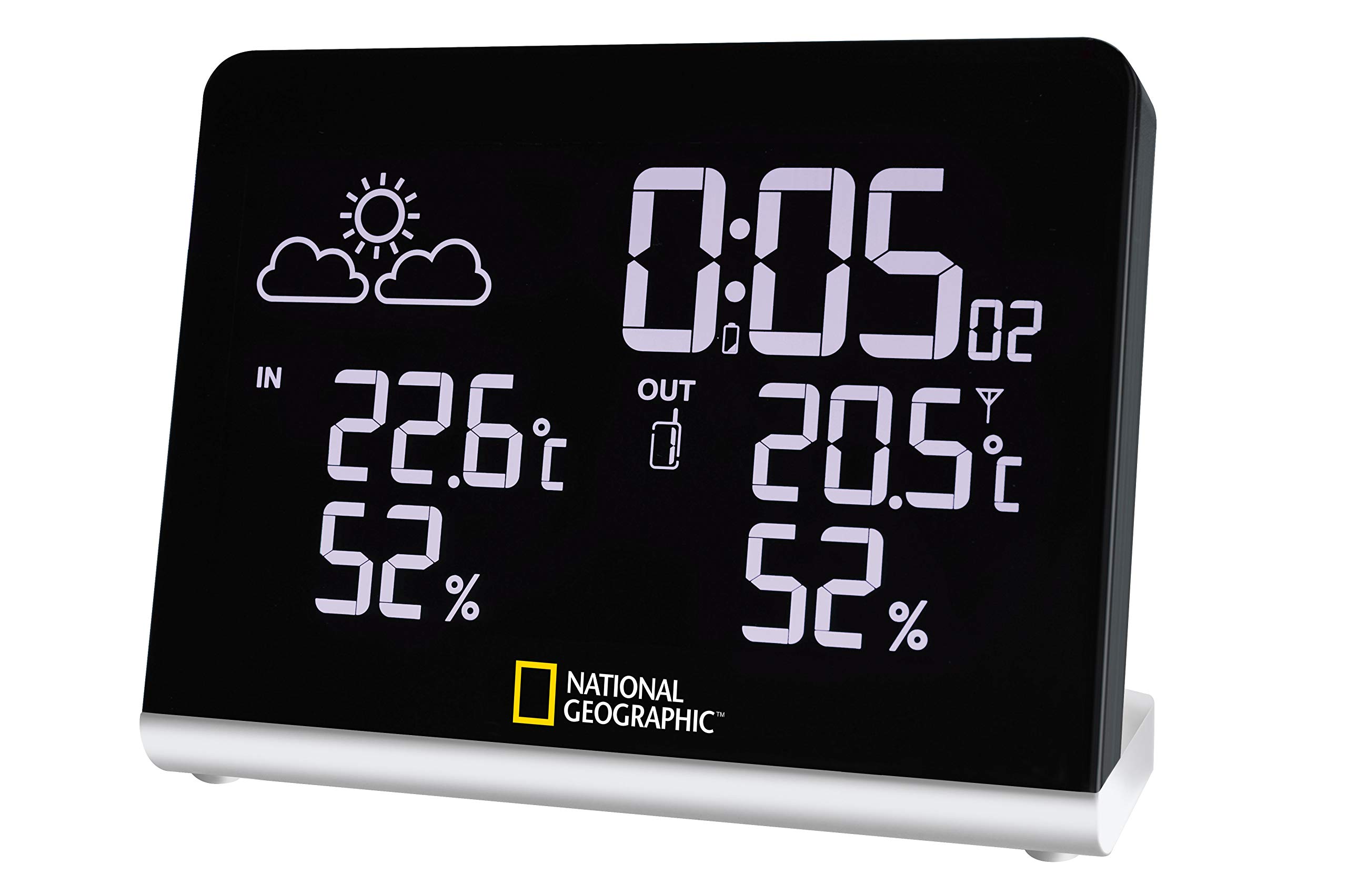 National Geographic Multicolor Wireless Weather Station with LCD True ...