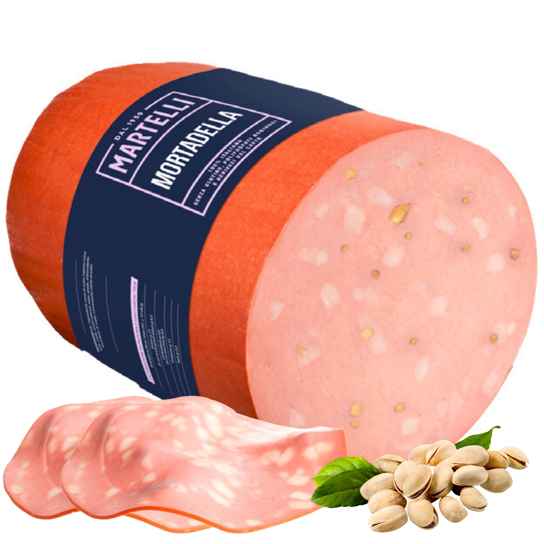 Amazon.com: Italian Mortadella with Pistachios (10lbs) - MARTELLI Ready ...