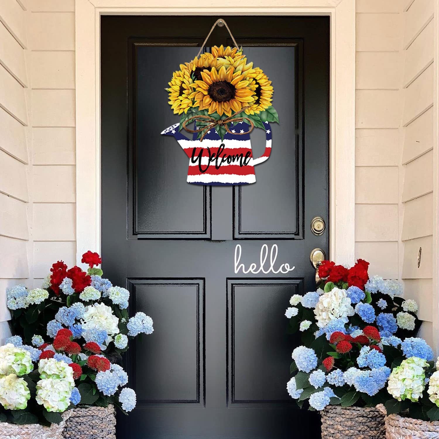 Sunflower Bouquet Front Door Decorations