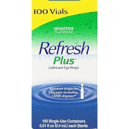 Refresh Collyre 100 monodoses : Amazon.fr: Hygiène et Santé