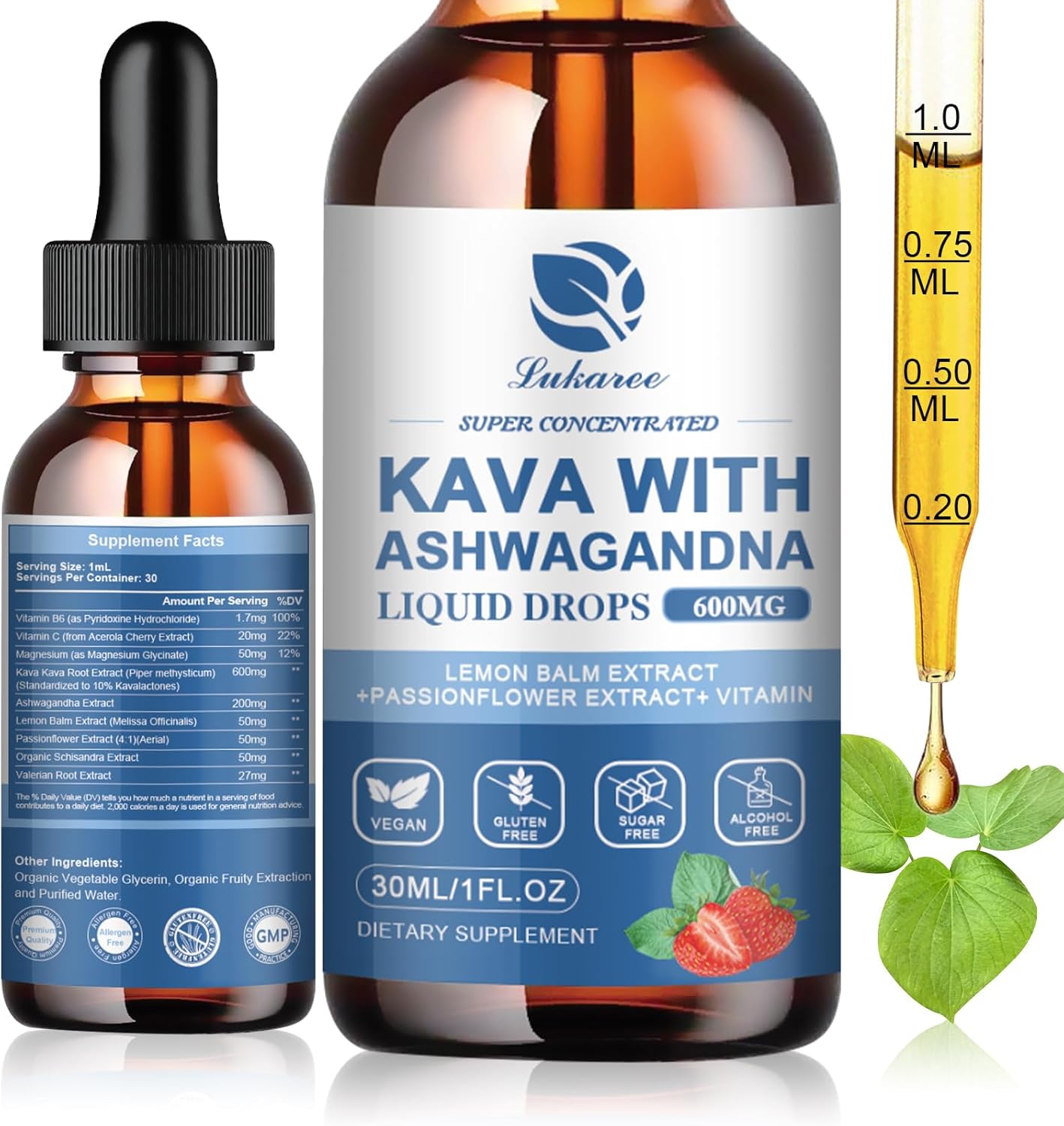 Amazon.com: (2 Pack) Kava Kava Root Extract Supplement - Calming High Concentration Kava w ...