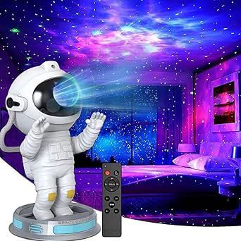 TUXOIUBA Astronaut Galaxy Projector with Nebula, Astronaut Projector ...