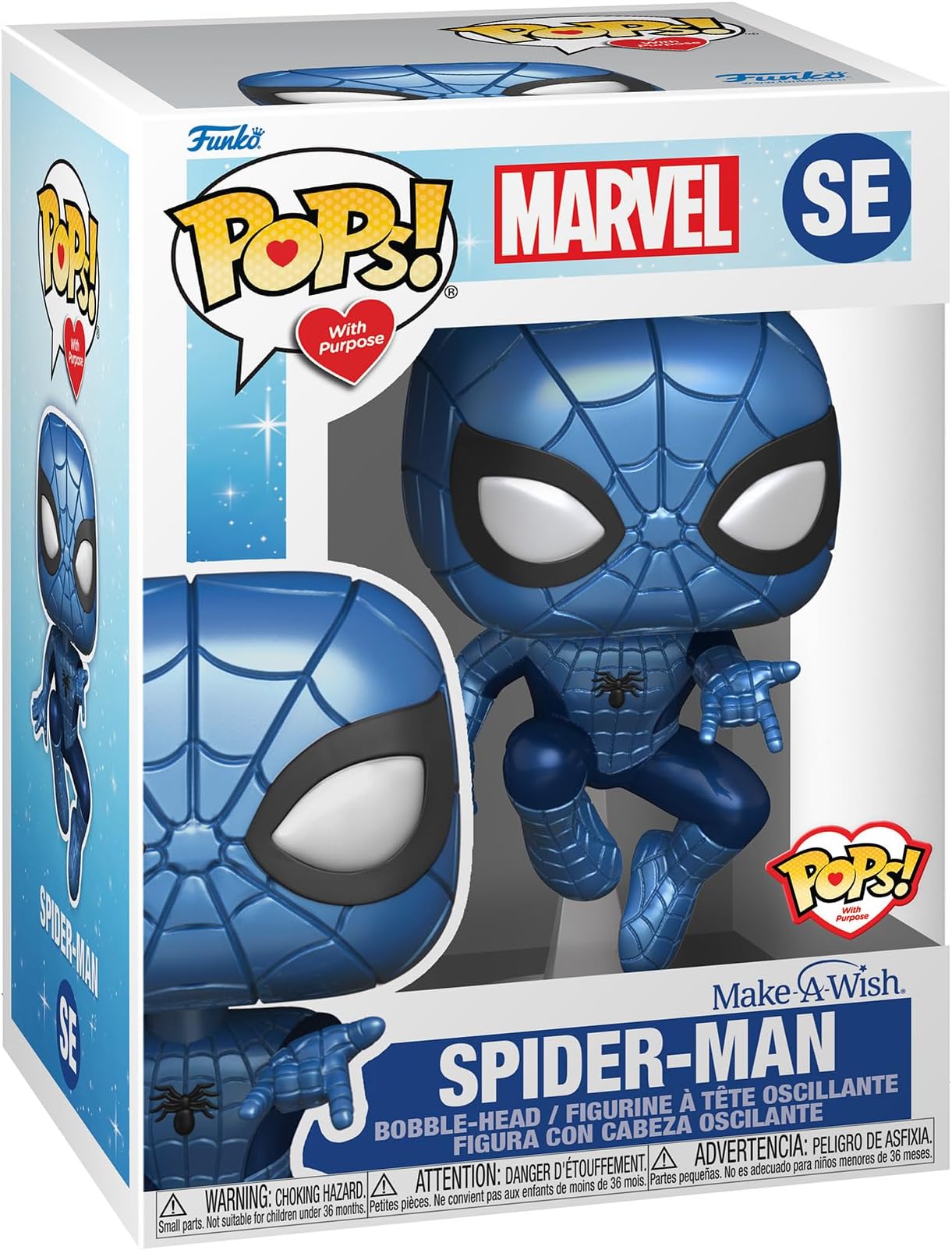 Amazon.com: Funko Pop Marvel's Spiderman No Way Home: (Black/Gold ...