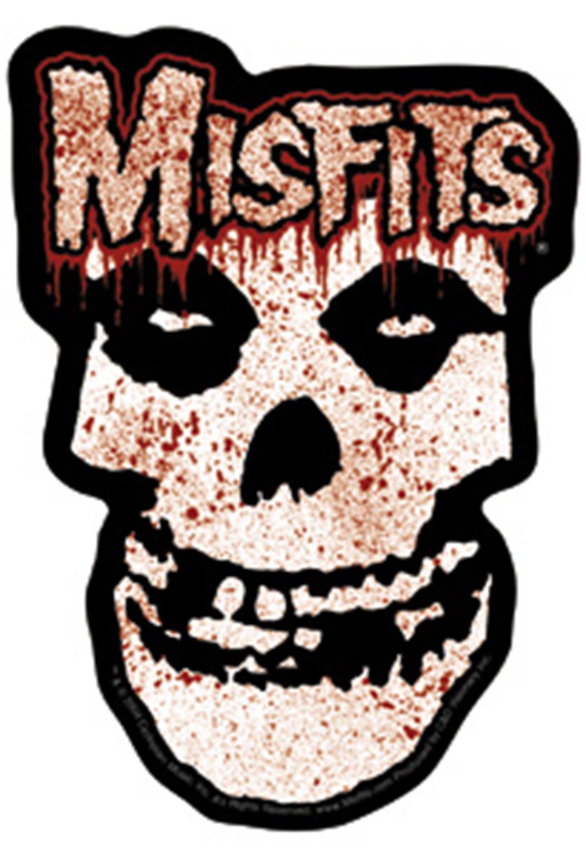 Amazon.com: Licenses Products Misfits Bloody Skull Sticker : Toys & Games
