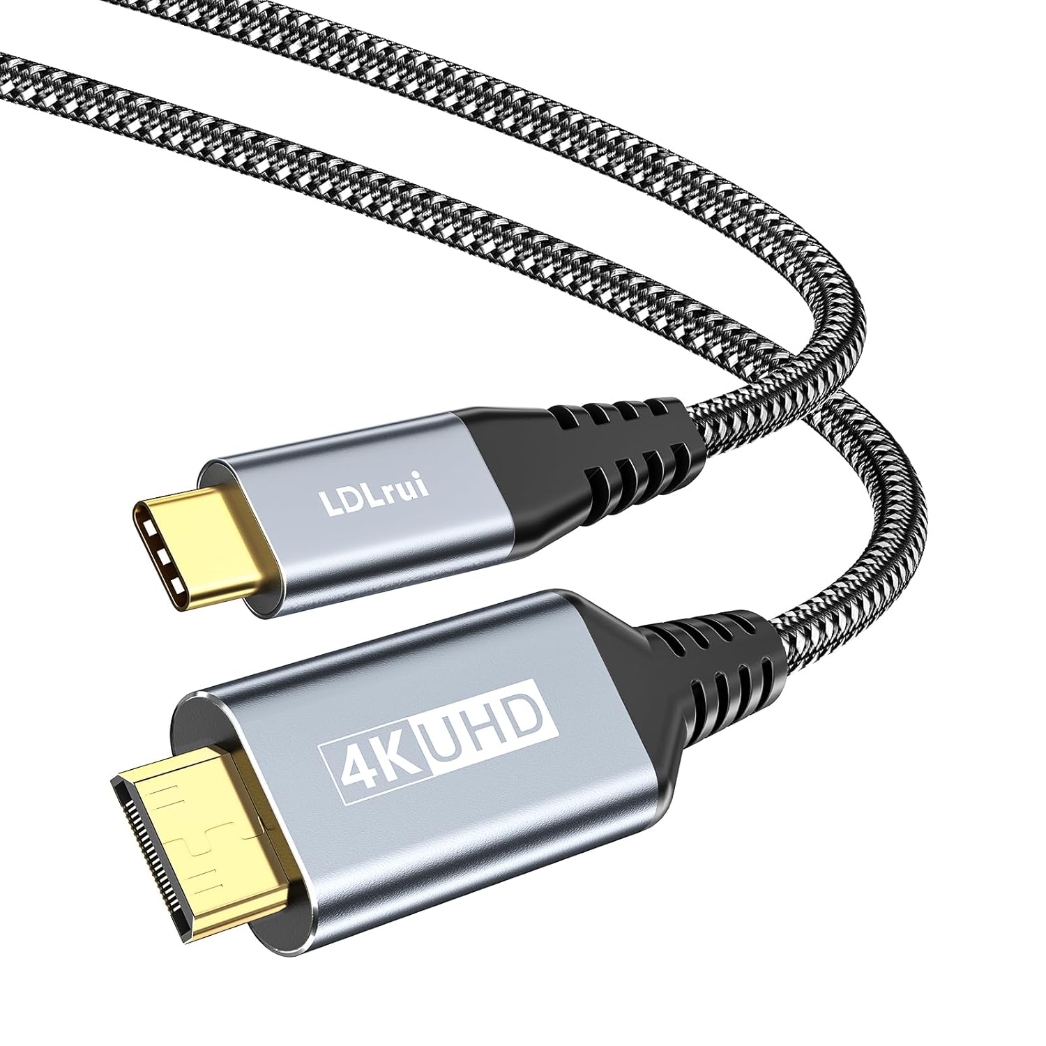 LDLrui USB C to Mini HDMI Cable 5Ft,4K@60Hz Type C to Mini HDMI 2.0 HDR ...
