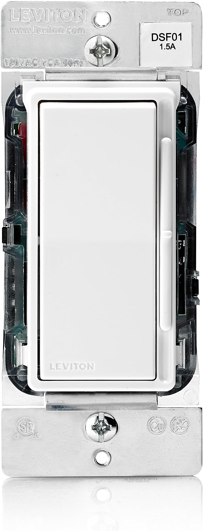 Leviton DSF01-10Z 1.5a Quiet Decora Fan Speed Control. 120vac. 60hz ...