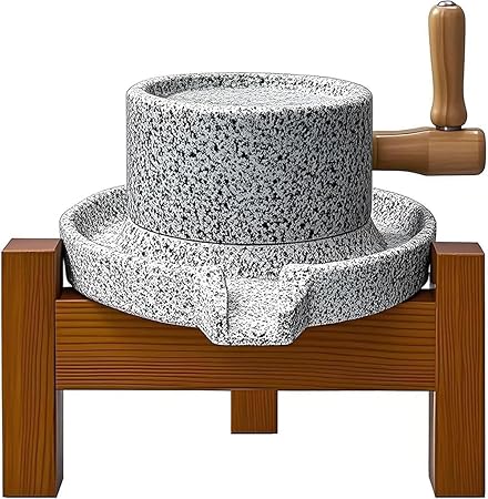 Amazon.com: Stone Grain Mill Grinder for Home - Handmade Countertop ...