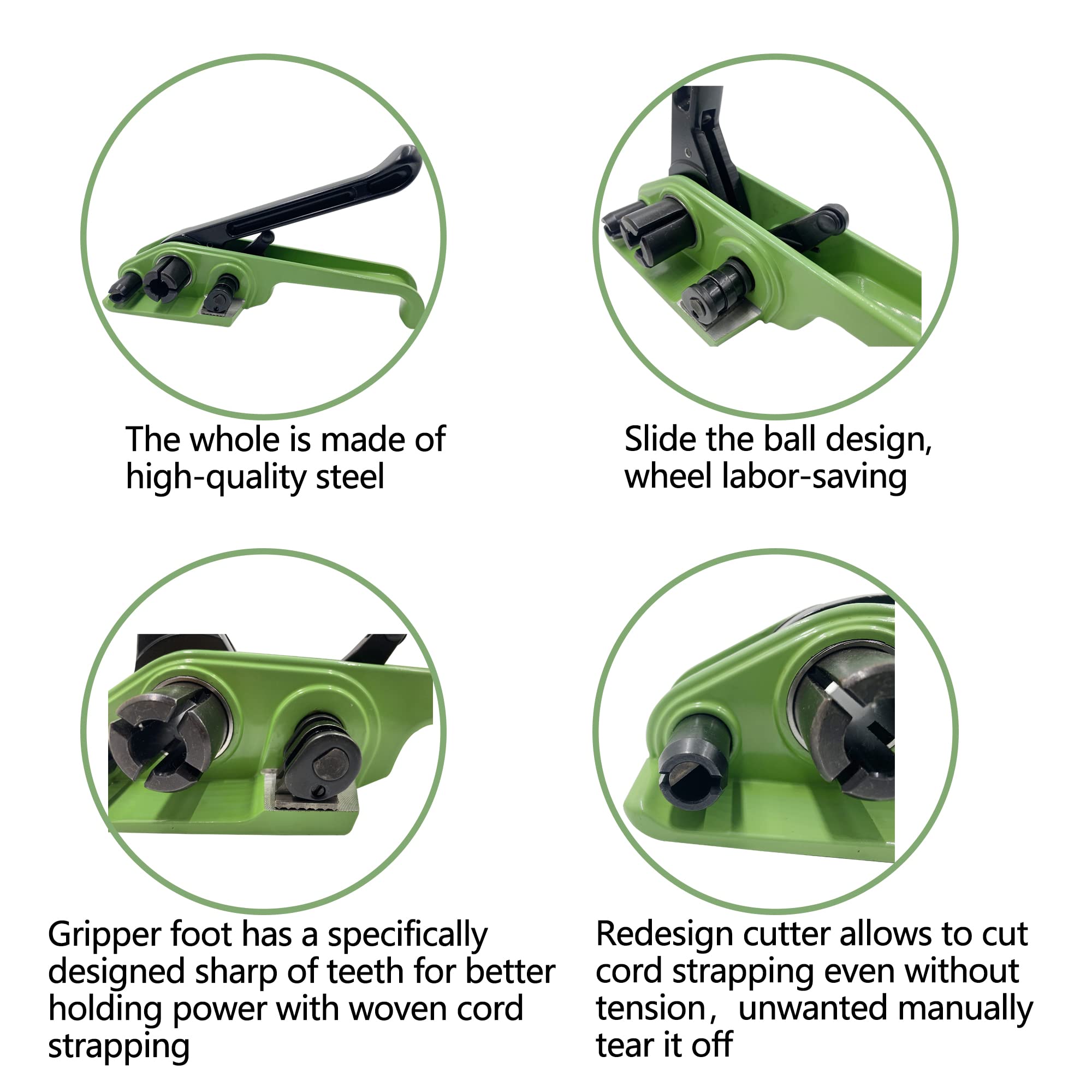 Snapklik.com : Heavy Duty Banding Strapping Tensioner & Cutter For 1/2 ...