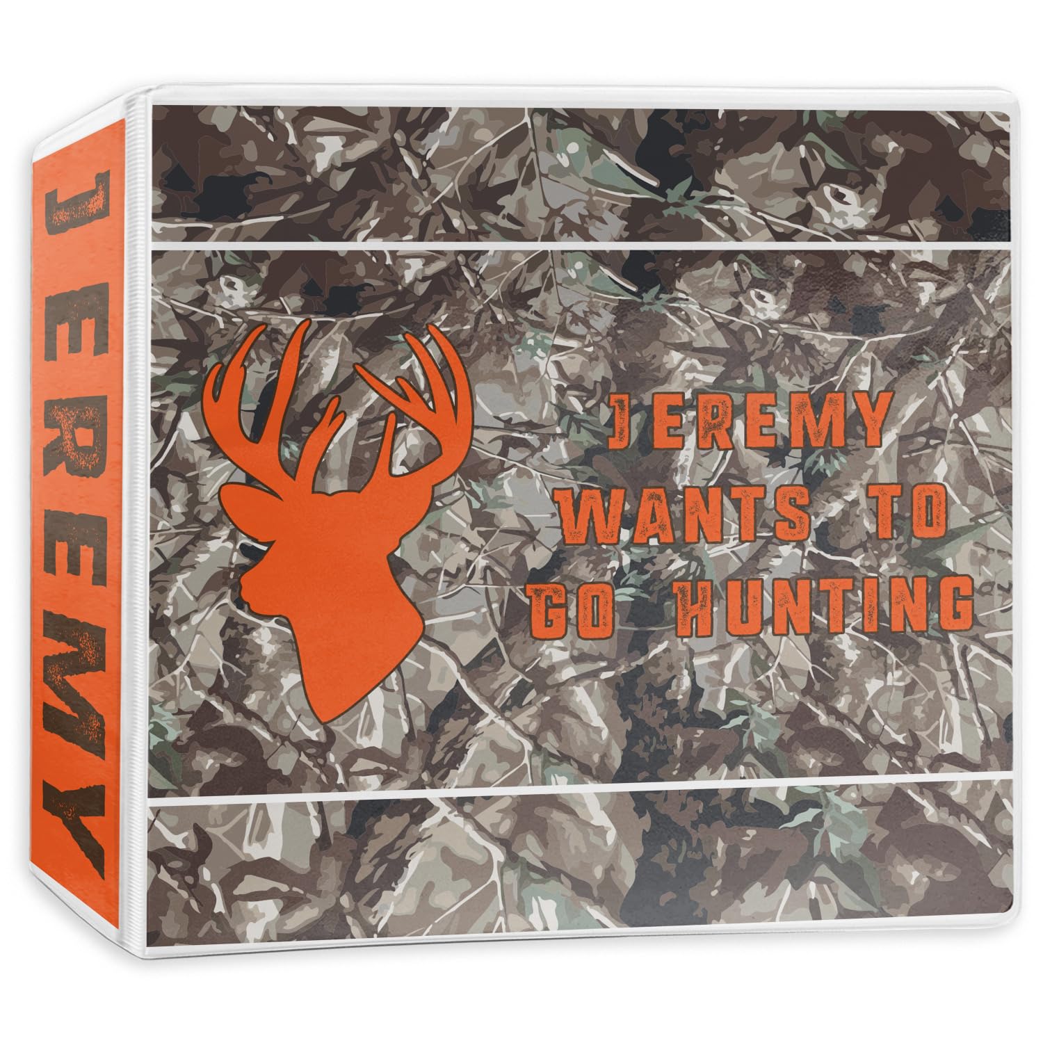 Amazon.com : Personalized Hunting Camo 3-Ring Binder - 3 inch : Office ...