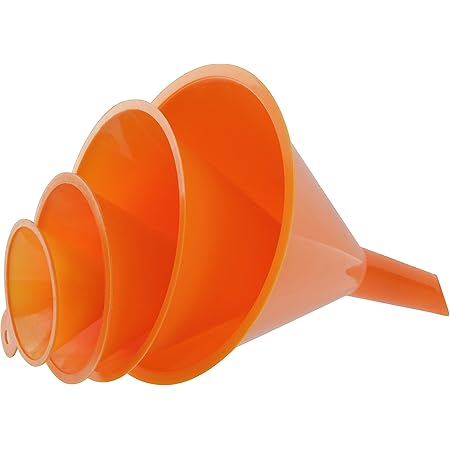 Amazon.com: Norpro Plastic Funnel, Set of 3, Set of Three, White ...