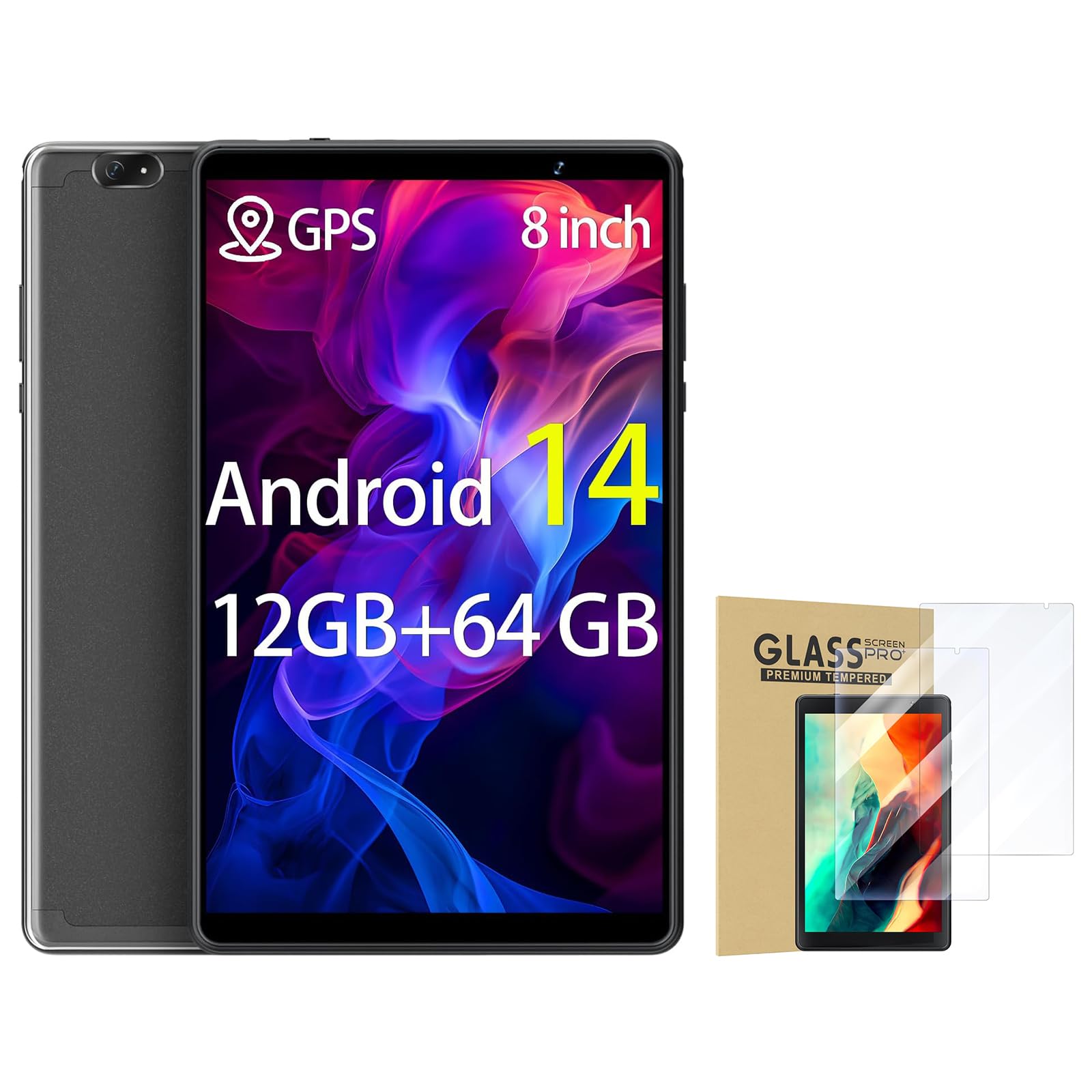 Amazon.com: Topsand 8 Inch Android Tablet with 2-Pack Premium Tablet ...