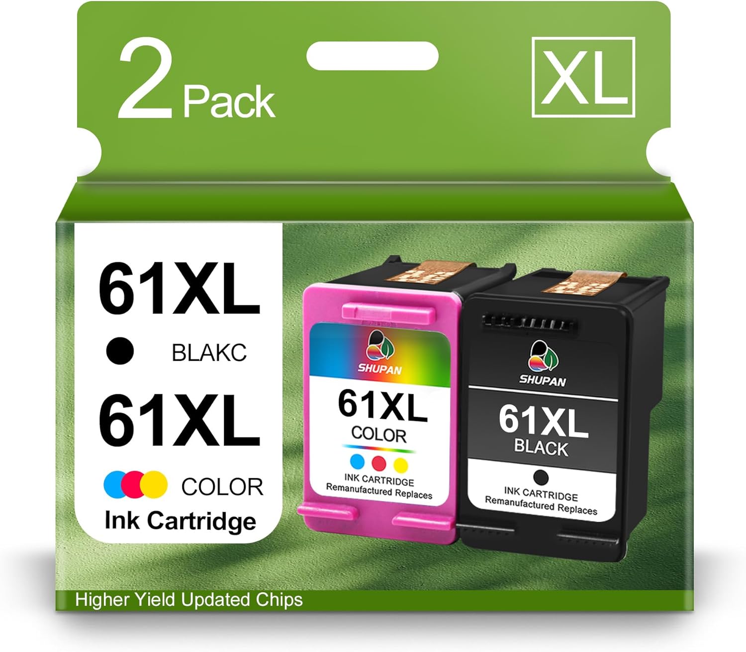 Amazon.com: 61XL Ink Cartridge Black and Color Combo Pack Replacement ...