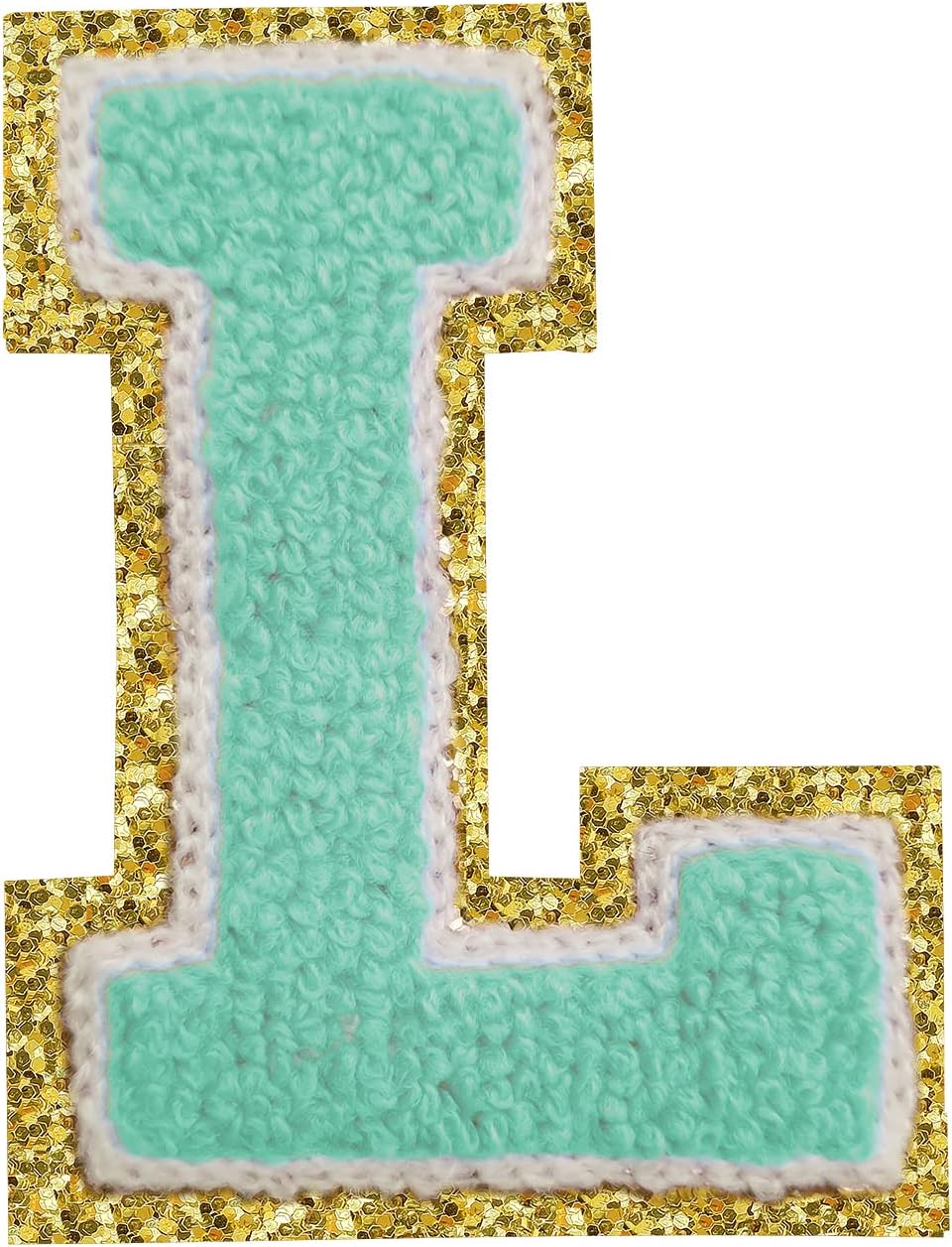 Amazon.com: Lyvur Letter Patches Iron on 3Pcs Chenille Letters for ...