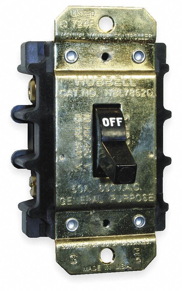 Manual Motor Switch, 40A, 600Vac, 3P: Amazon.com: Tools & Home Improvement