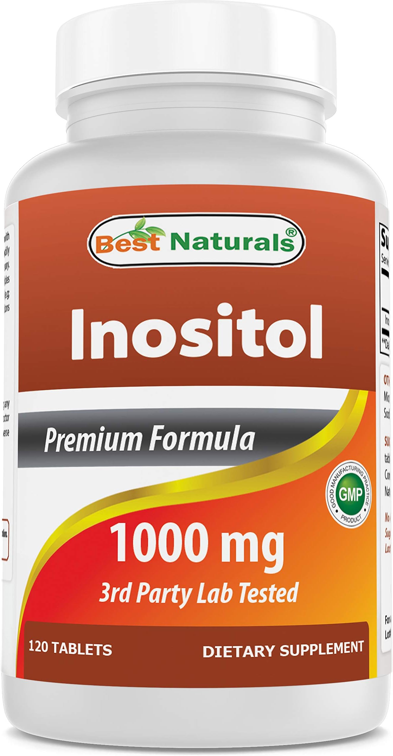Amazon.com: Best Naturals Inositol 1000mg 120 Tablets - also called ...