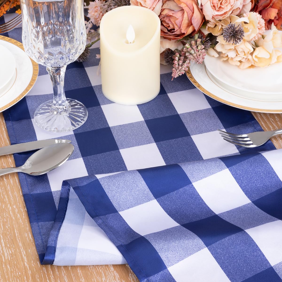 Amazon.com: MLMW 2 Pack Buffalo Checked Table Runners 12 X 72 Inches ...