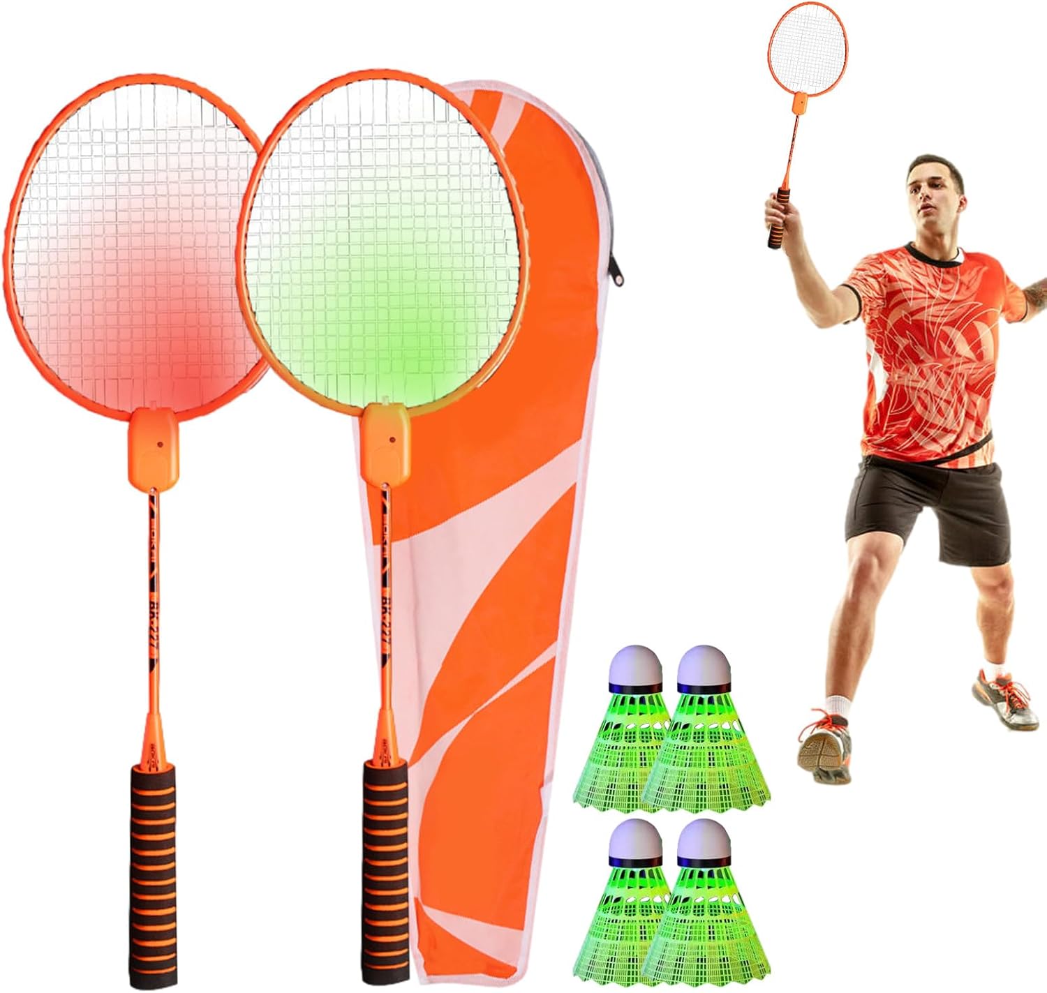 Badminton Racket Set, Badminton Training Kit, Badminton Kit with ...