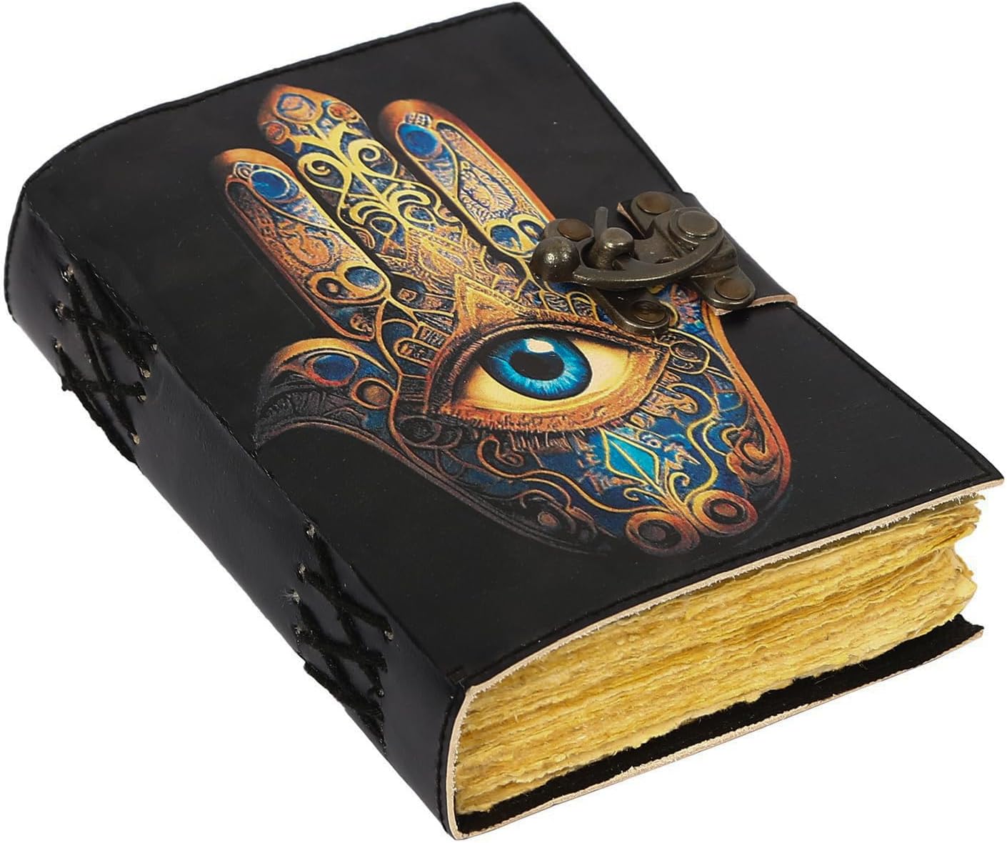 Amazon.com : TUZECH Book of Spells Leather Bound Journal Deckle Edge ...