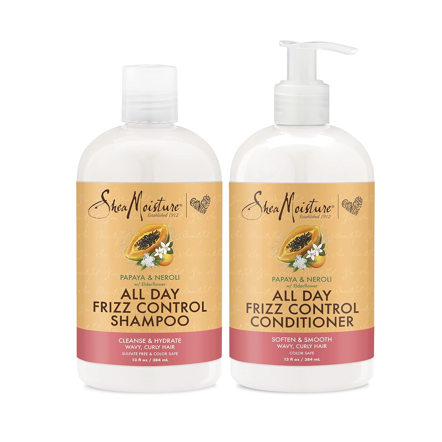 Amazon.com : SheaMoisture Shampoo and Conditioner Papaya & Neroli 2 ...