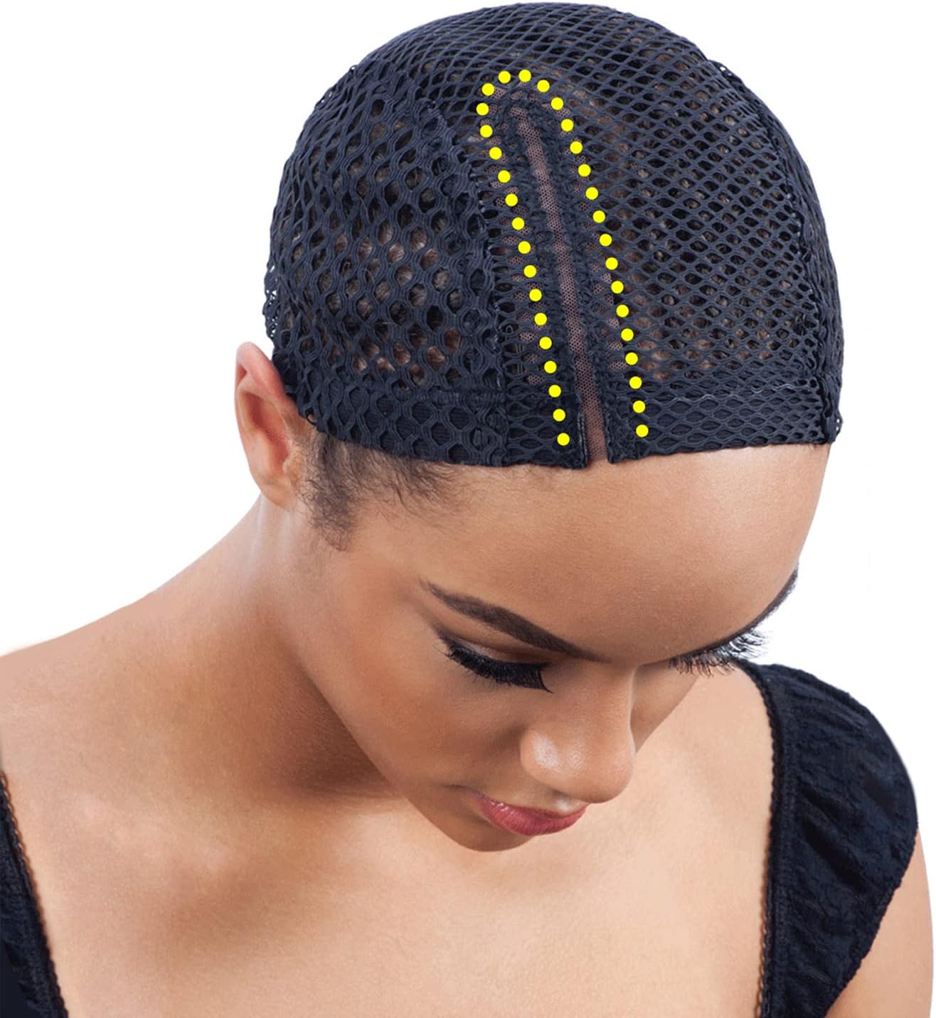 Amazon.com: DONNA Hair Nets Deluxe Weaving Nets Small Hole Wigs Hair ...