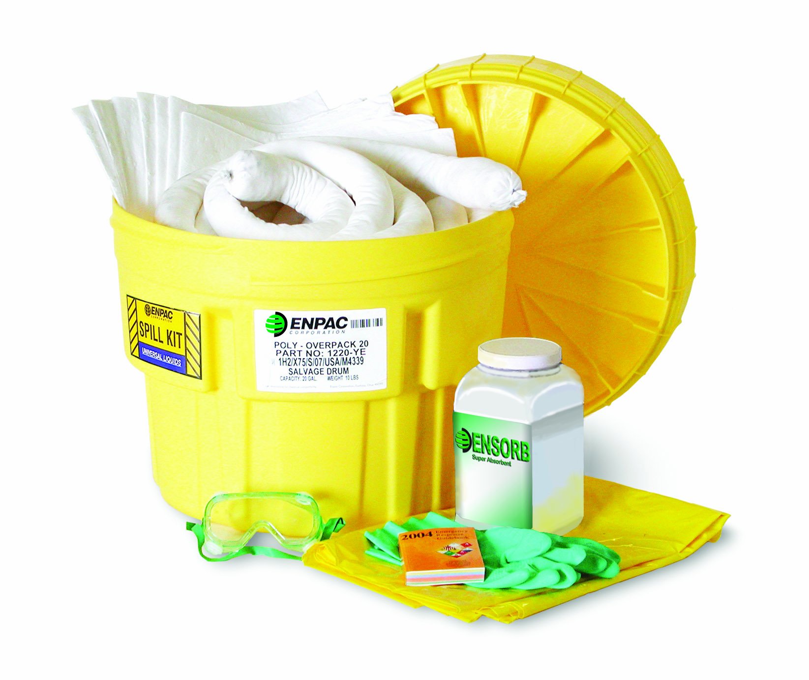 Buy 20 Gallon Poly Overpack Salvage Drum Spill Kit - Universal, Up to ...