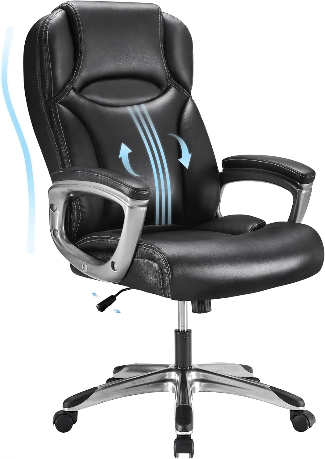 Amazon.com: SOMEET Office Chair, 350lbs Ergonomic Office Chair PU ...