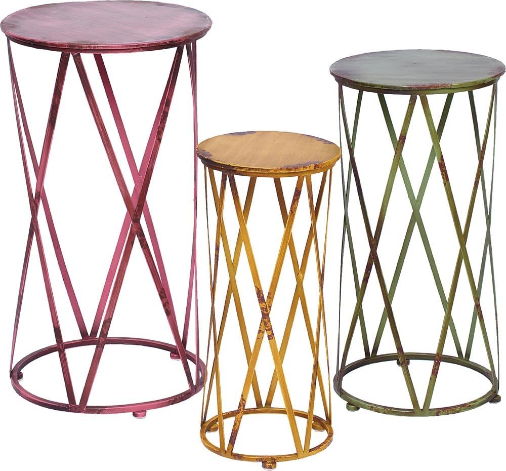 Amazon.com: Foreside Metal Nested Table Set : Home & Kitchen