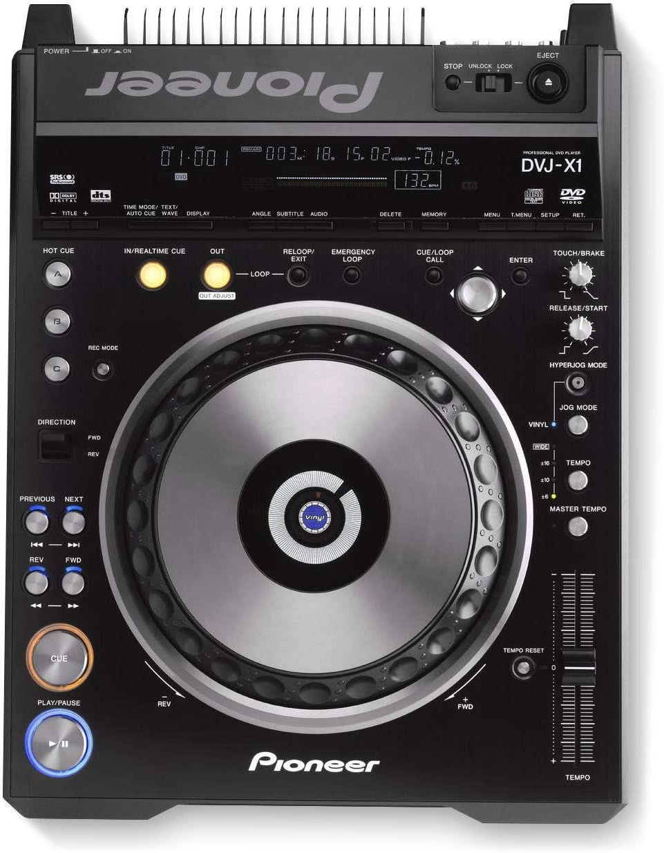 47％割引ブラック系春夏新作モデル 送料込み Pioneer DVJ-X1 パイオニア DVDJ DVDプレーヤー テレビ/映像機器ブラック系 ...