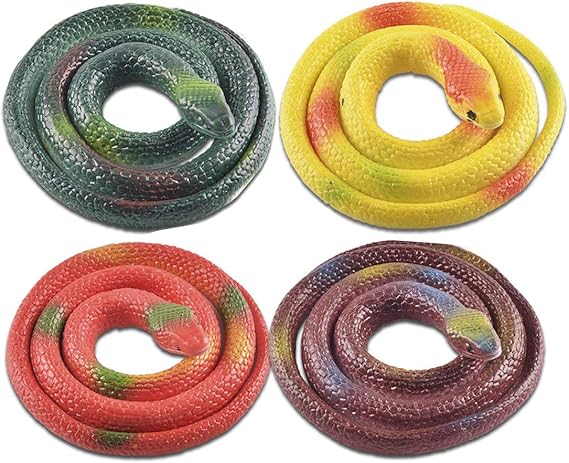 Amazon.com: LRCXL Rubber Snakes to Keep Birds Away - 4 Pieces Realistic ...