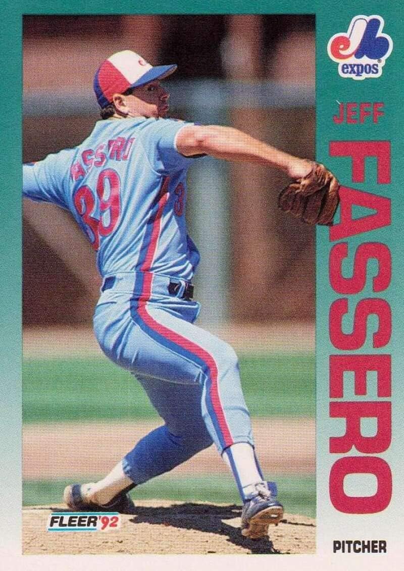 Amazon.com: 1992 Fleer Baseball #477 Jeff Fassero Montreal Expos ...