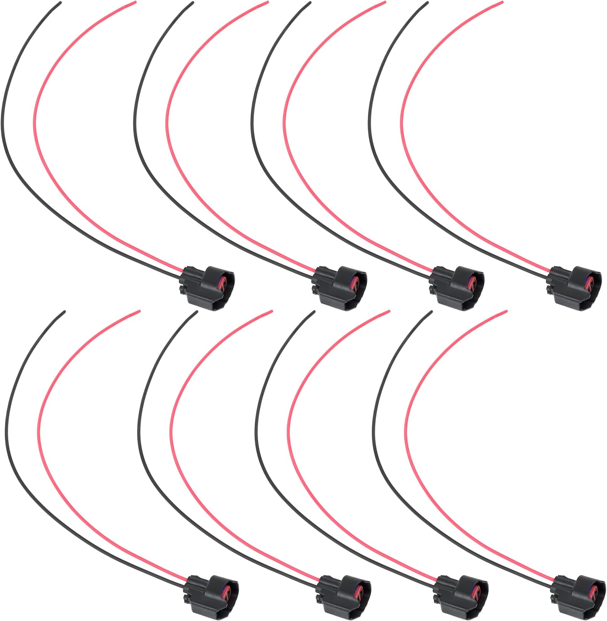 Michigan Motorsports Fuel Injector Connector for EV6 EV14 USCAR Pigtail ...