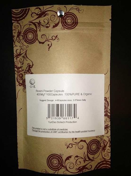 Amazon.com: YUNDAO Organic Duanwood Reishi Ganoderma Lingzhi Mushroom ...