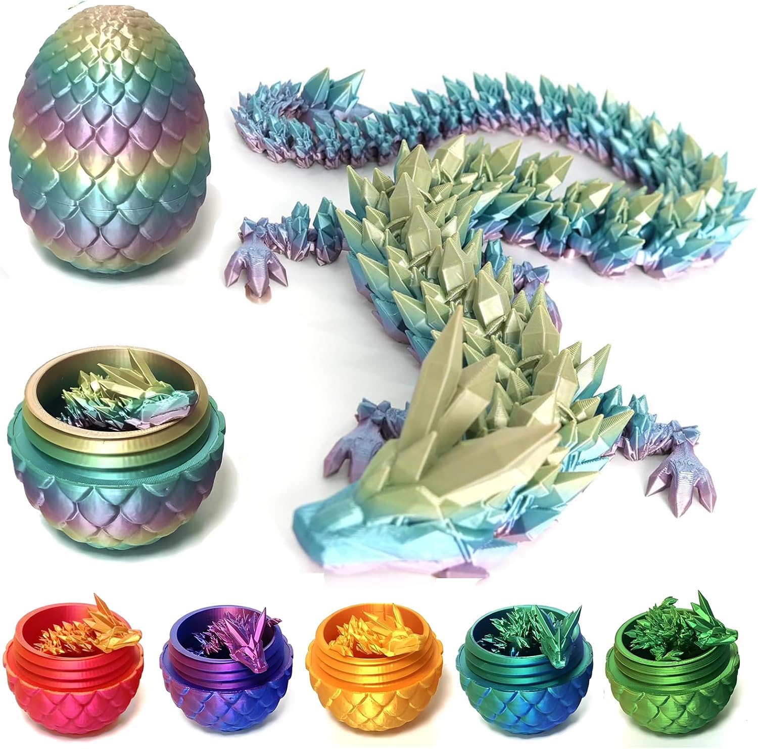 Snapklik.com : 3D Printed Dragon Egg,Easter Egg,3D Printed Articulated ...
