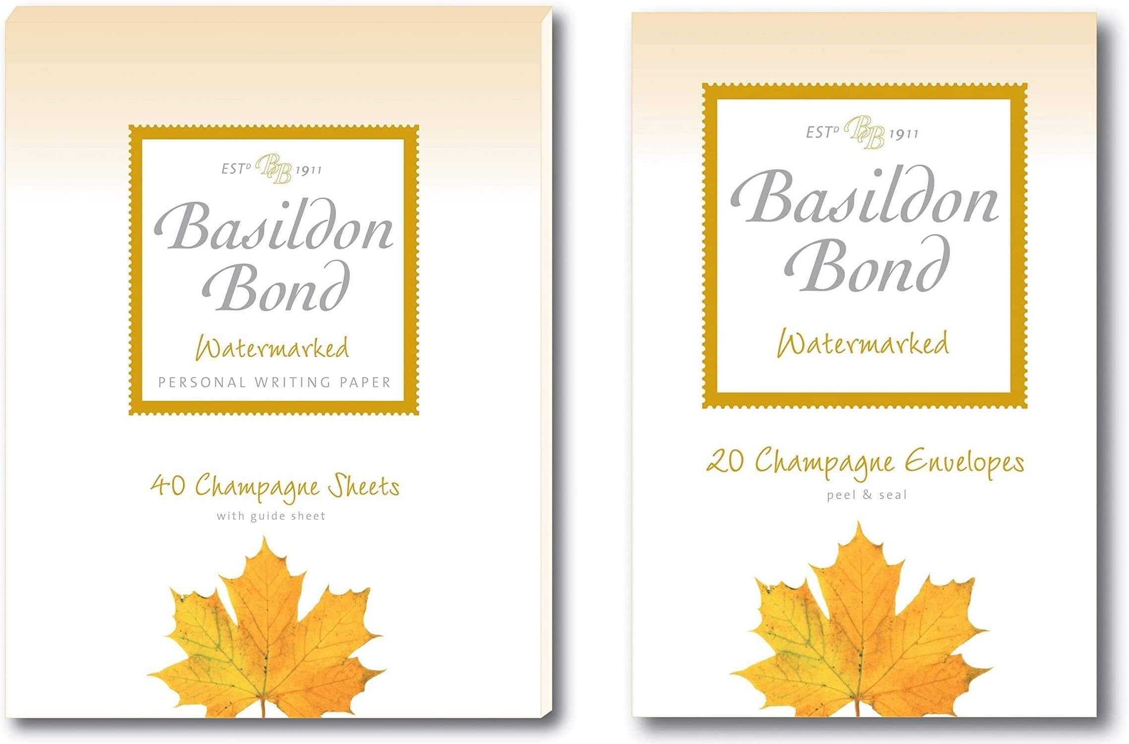 Basildon Bond No.2 Duke Champagne Letter Writing Set Includes Writing ...