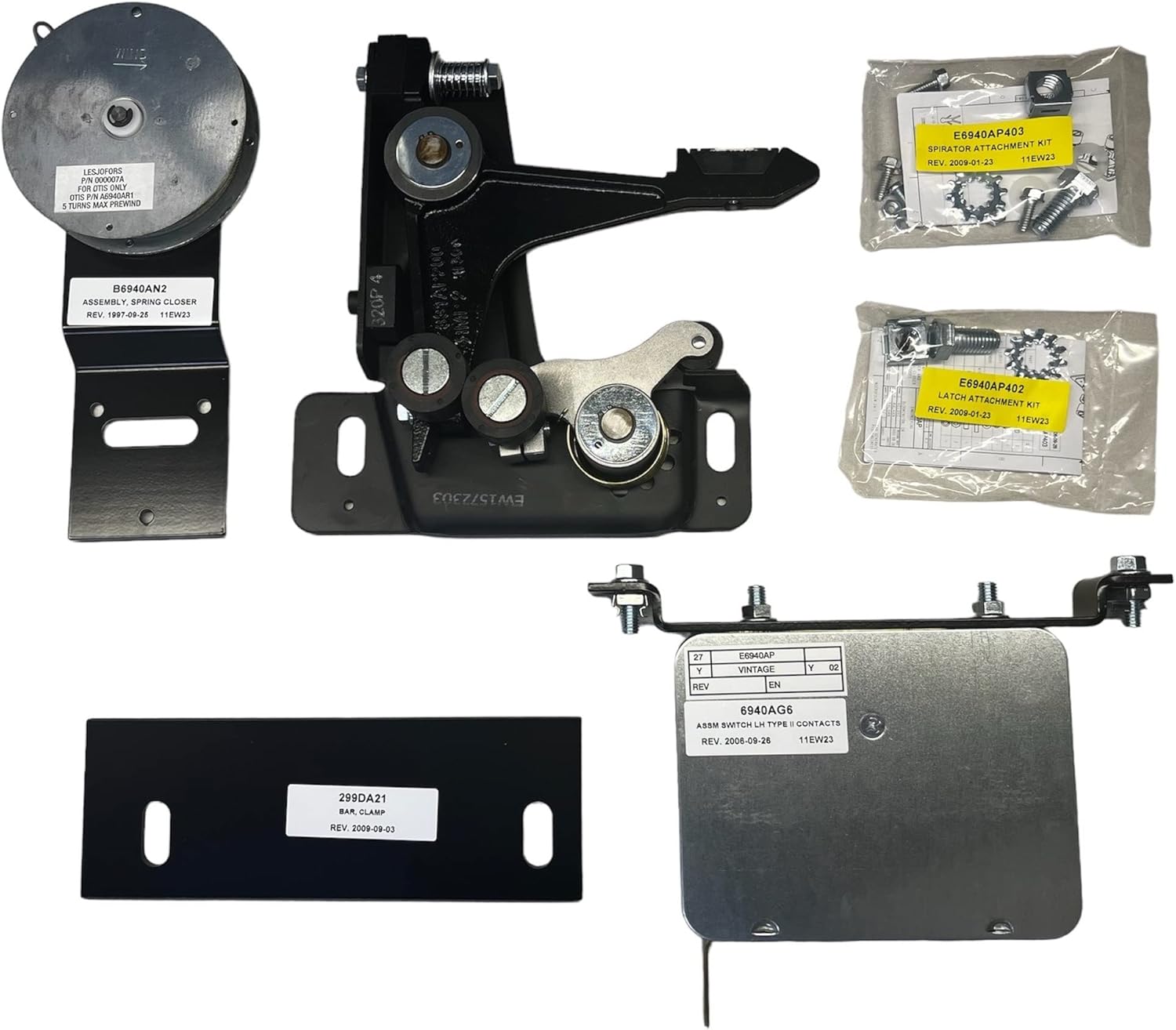 Otis Elevator 6940 Interlock Assembly with Shallow Running Clearance ...