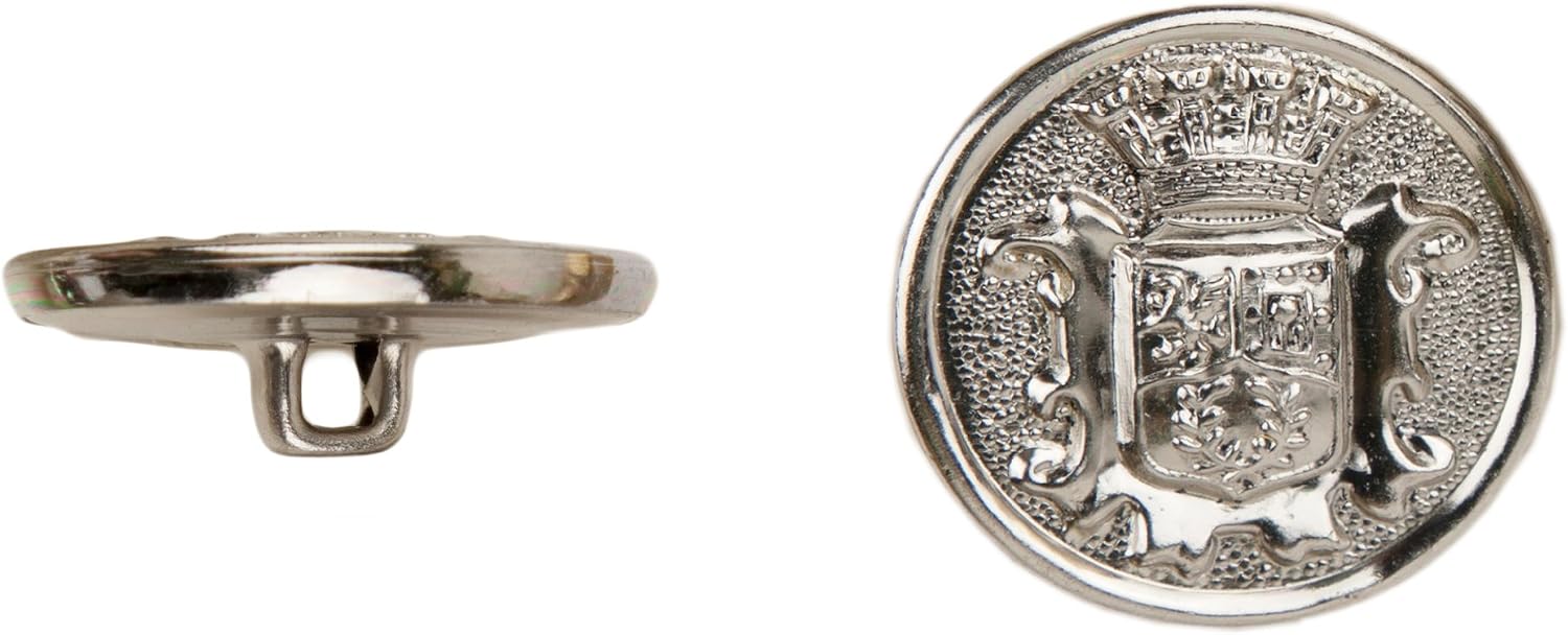 Amazon.com: C&C Metal Products 5021 Heraldic Metal Button, Size 30 ...